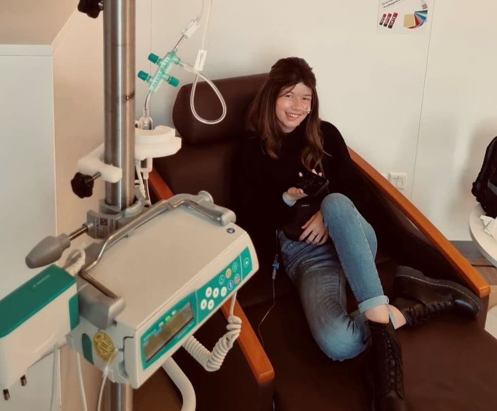 Jade krijgt op 14-jarige leeftijd kinderkanker.